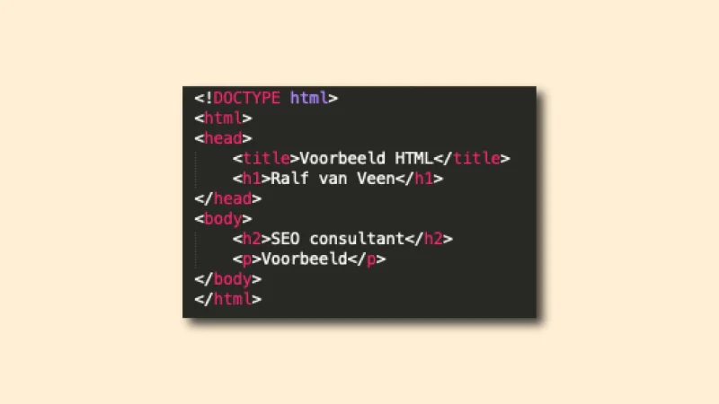 Etiquetas HTML y SEO + 25 de uso común voorbeelden ️